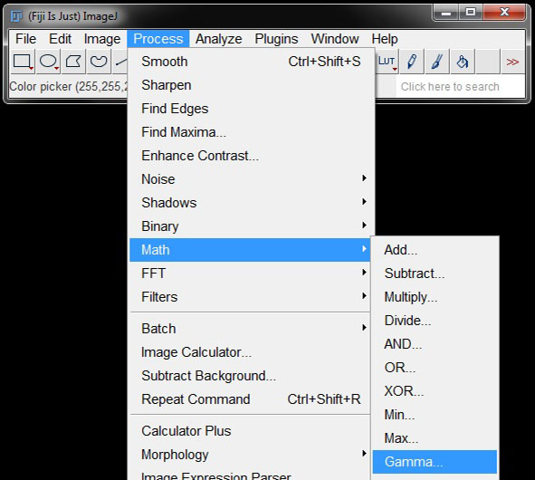 PART 6: IMAGE ADJUSTMENTS · Fiji Basics